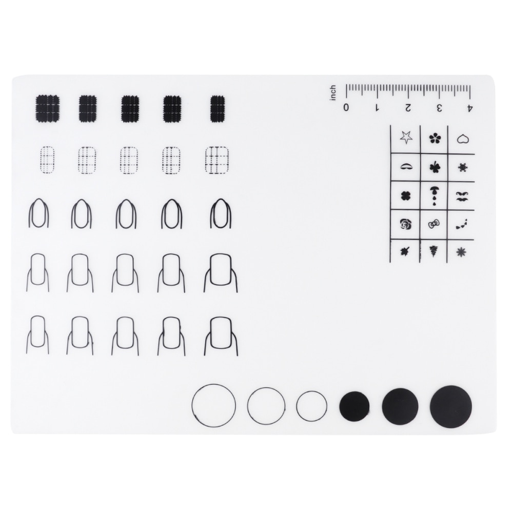 Nails Silicone Mat Nail Art Stamping Mats Manicure... – Vicedeal
