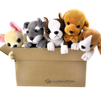 Cute dog plush pencil case , novelty kawaii dog pe... – Grandado