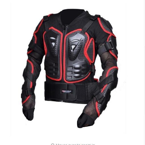 Chcycle body full jacket motorcycle armor protetor... – Grandado