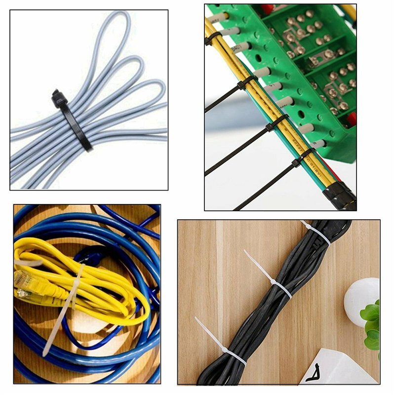 8/12 Inch Cable Zip Ties Self-Locking Nylon Wrap W... – Grandado