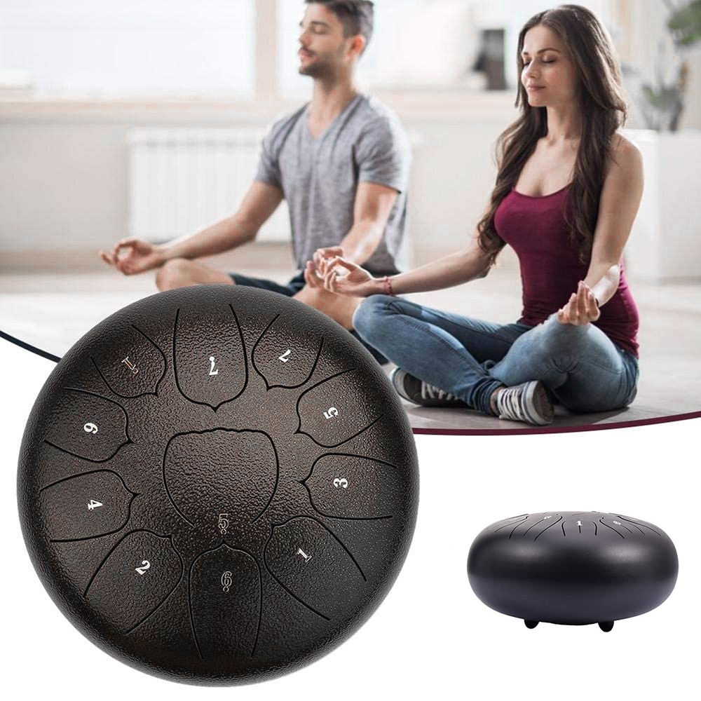 6 Inch Steel Tongue Drum 8 Tune Hand Pan Drum Tank... – Vicedeal