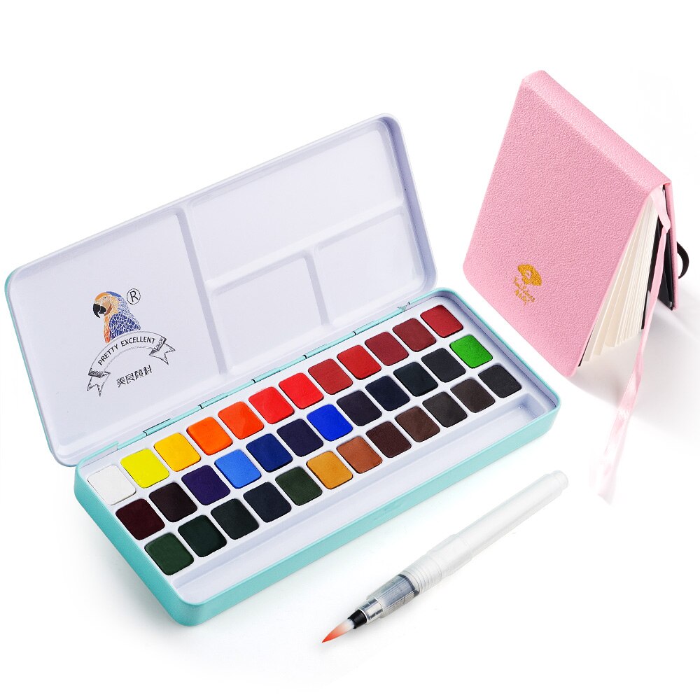Meiliang Solid Watercolor Paint Set 36 Colors Port... – Vicedeal