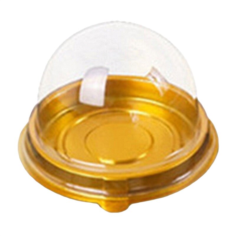 50 Pcs Mini Round Moon Cake Container Trays Packag... – Vicedeal
