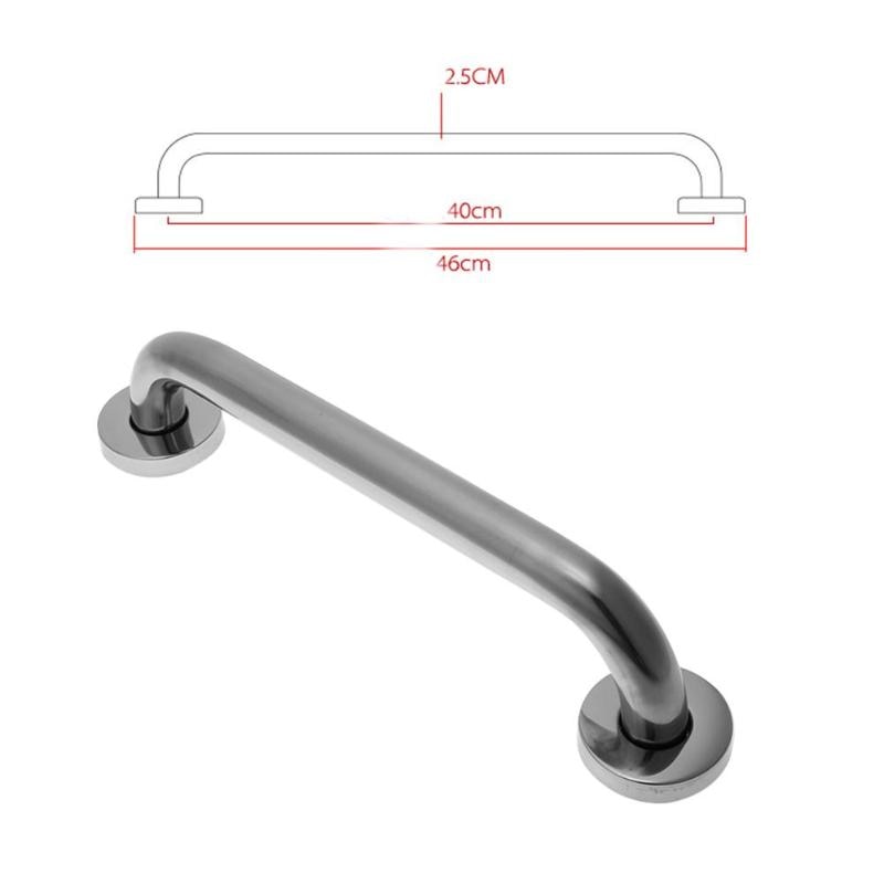 30cm Bathroom Grab Toilet Handle Handrail Stainles... – Grandado
