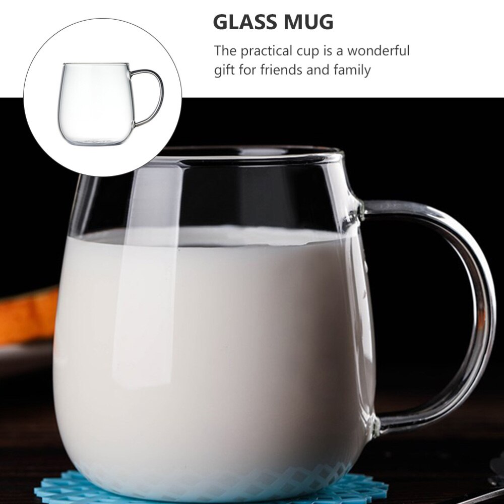 1Pc Transparent Water Mug Glass Cup Multi-function... – Grandado