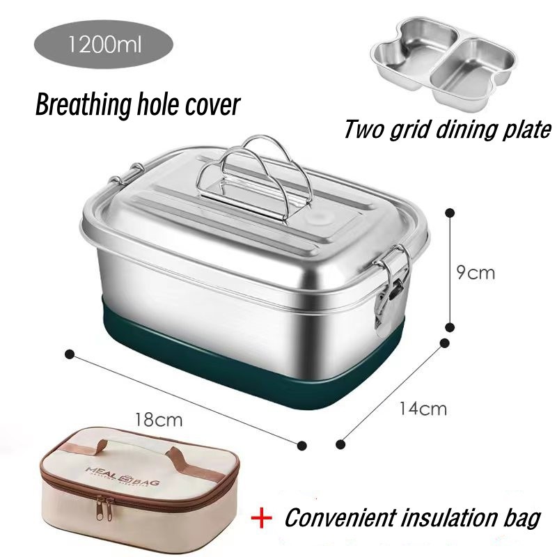 304 Stainless Steel Lunch Box Sealed And Anti Over... – Grandado