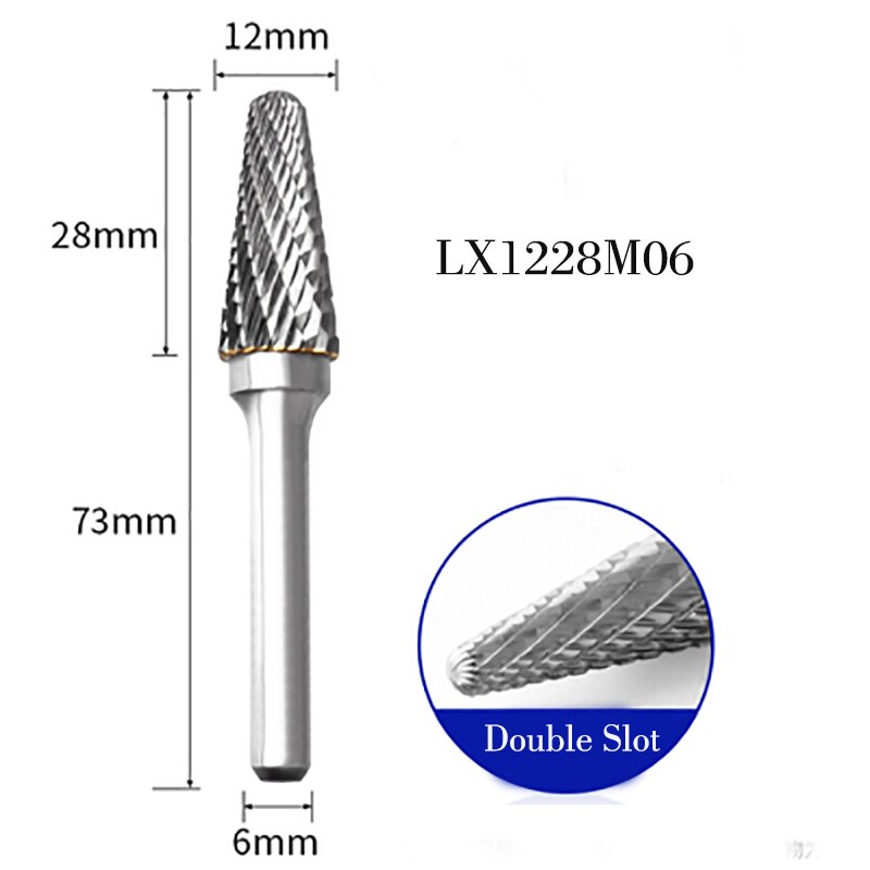 1PC 1/4" Shank 12mm Flute Diameter Rotary Files Tu... – Vicedeal