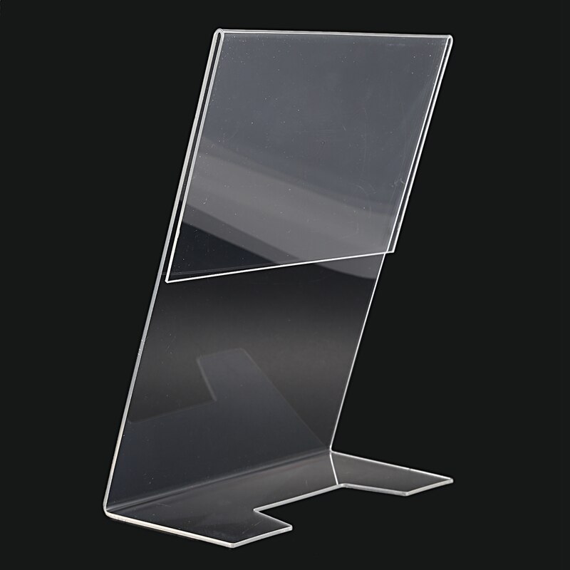 Menu Holder Acrylic Size: A5 Leanback portrait – Grandado