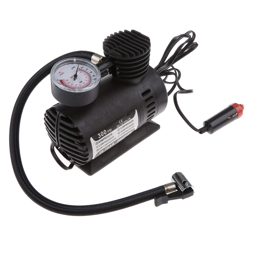 Portable Mini Tire Inflator Air Compressor DC 12V ... – Grandado