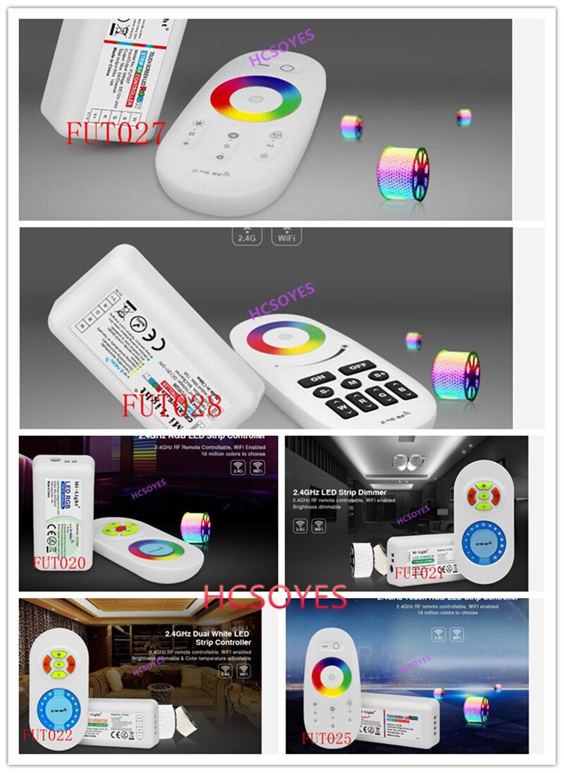 Milight FUT020 FUT021 FUT022 FUT025 FUT027 FUT028 ... – Vicedeal