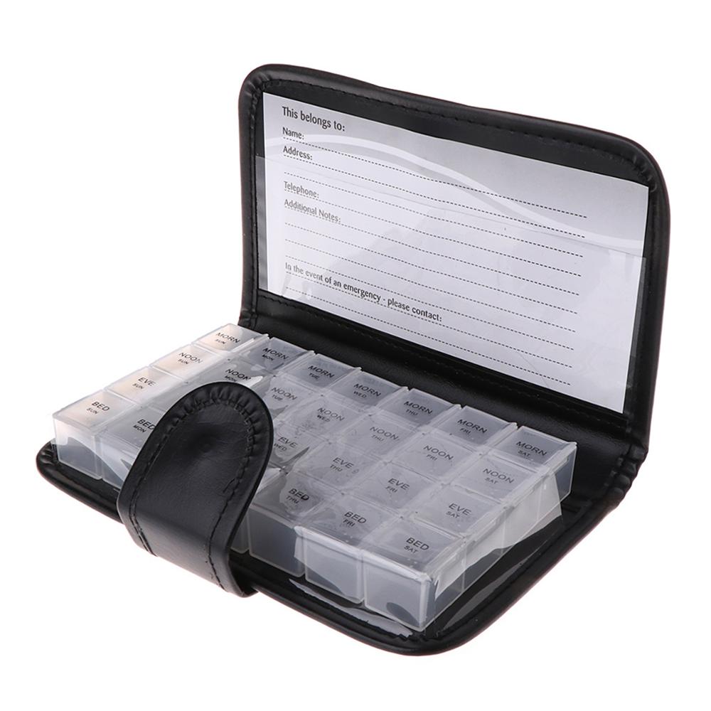 Extra Large Pill Case Organizer 7 Day Weekly XL Tr... – Grandado