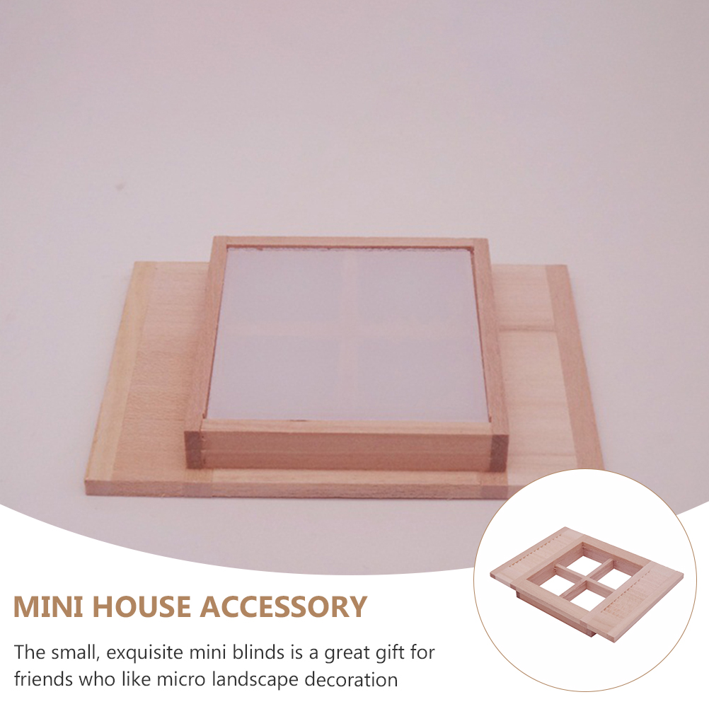 Mini Blinds Miniature Wood Blinds Mini House Windo... – Vicedeal