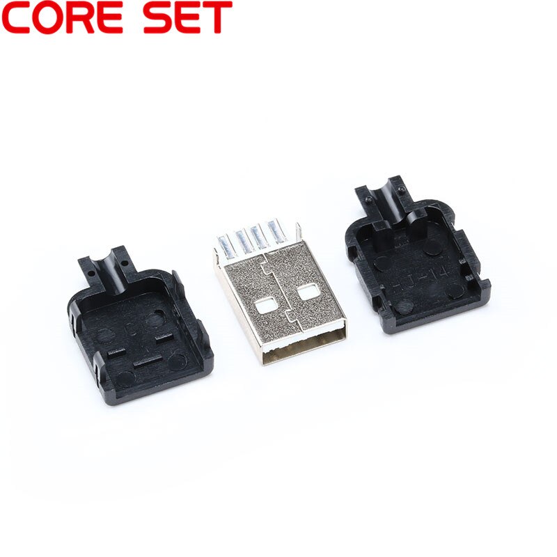 10 Sets Diy Usb 2.0 Connector Plug Een Type Man 4 ... – Grandado