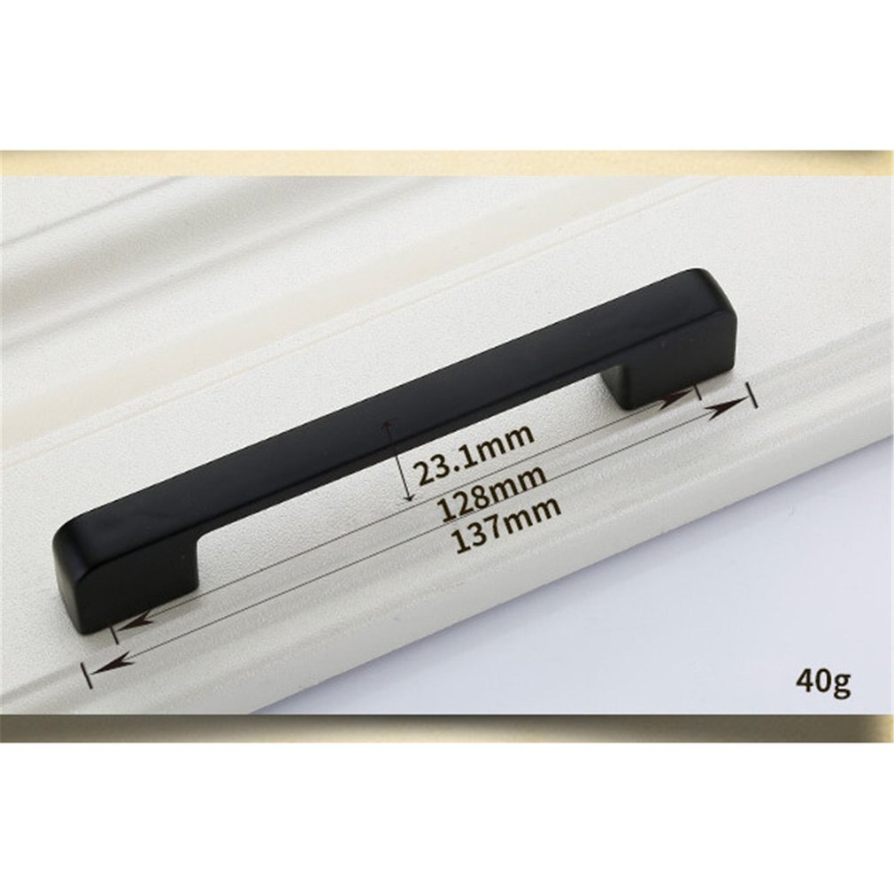 Black Door Handles Wardrobe Drawer Pull Kitchen Ca... – Grandado