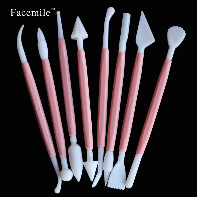 8pcs Pink Sculpture Double Sugar Modeling Cutter S... – Vicedeal