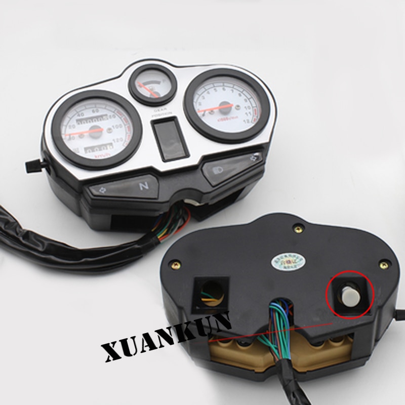 XUANKUN Motorcycle Odometer Instrument 125K Meter ... – Grandado