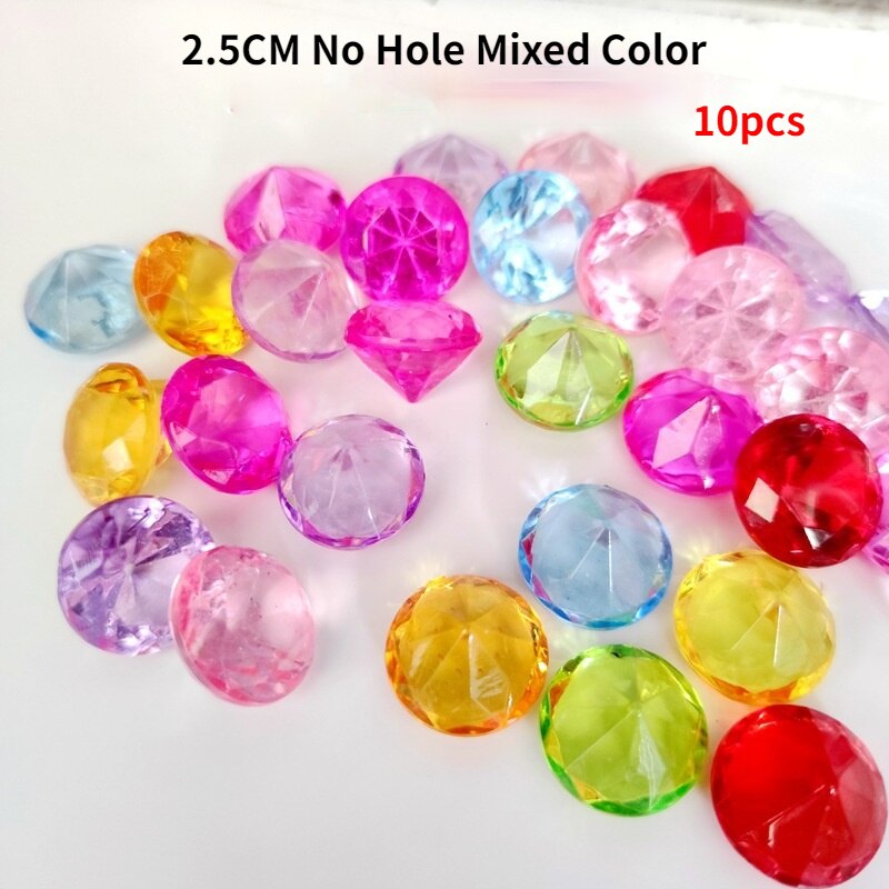 10Pcs 1-4cm Faux Diamond Treasure Chest Pirate Acr... – Grandado