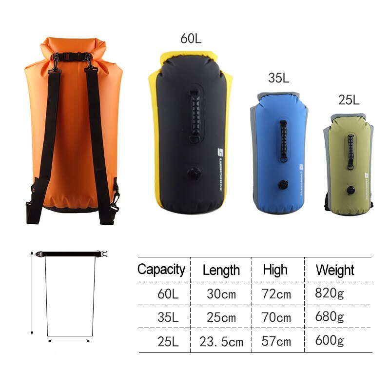 25 - 60L Drifting Bag Waterproof Dry Bag Swimming ... – Grandado