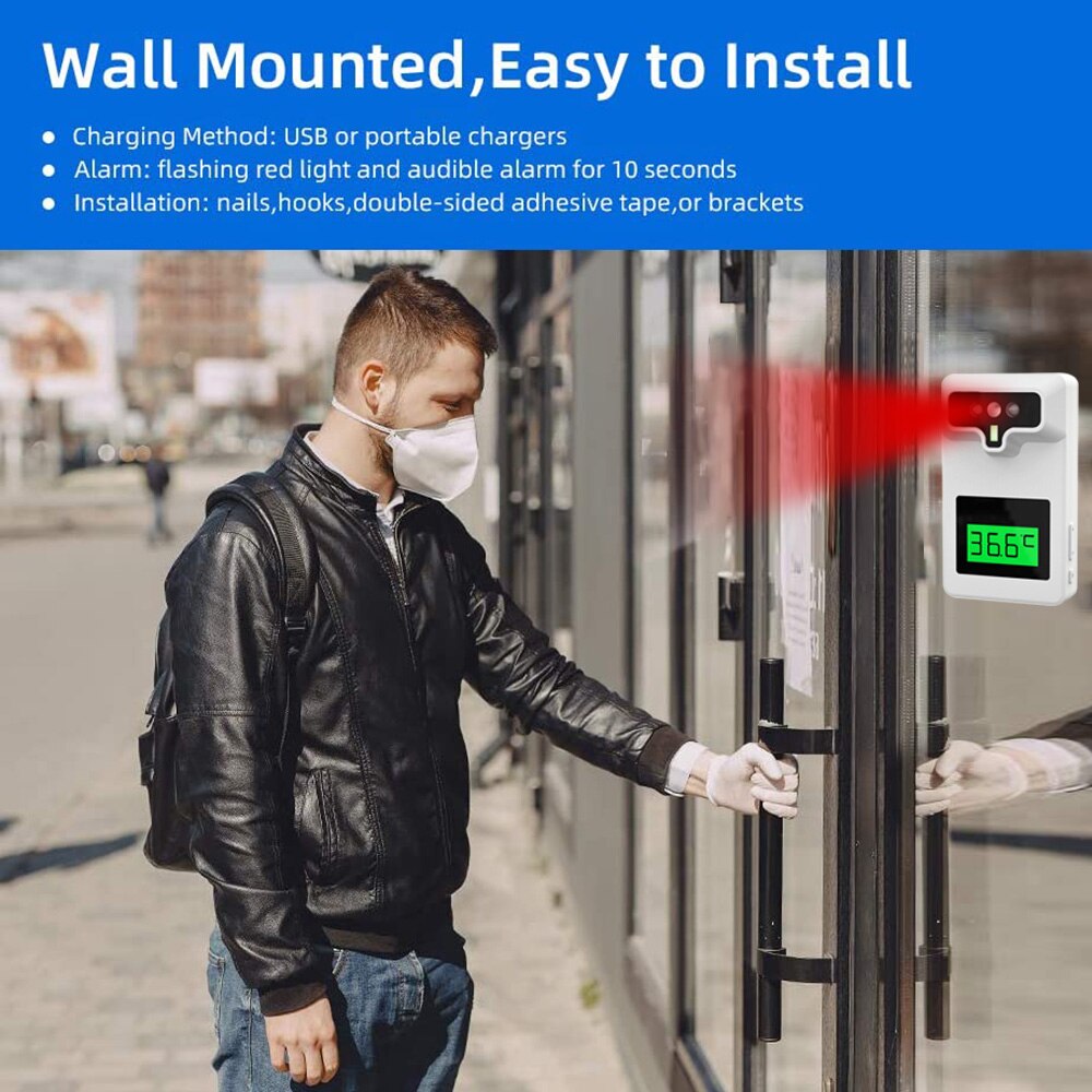 us stock Digital Temperature Meter Gun Wall mounte... – Grandado