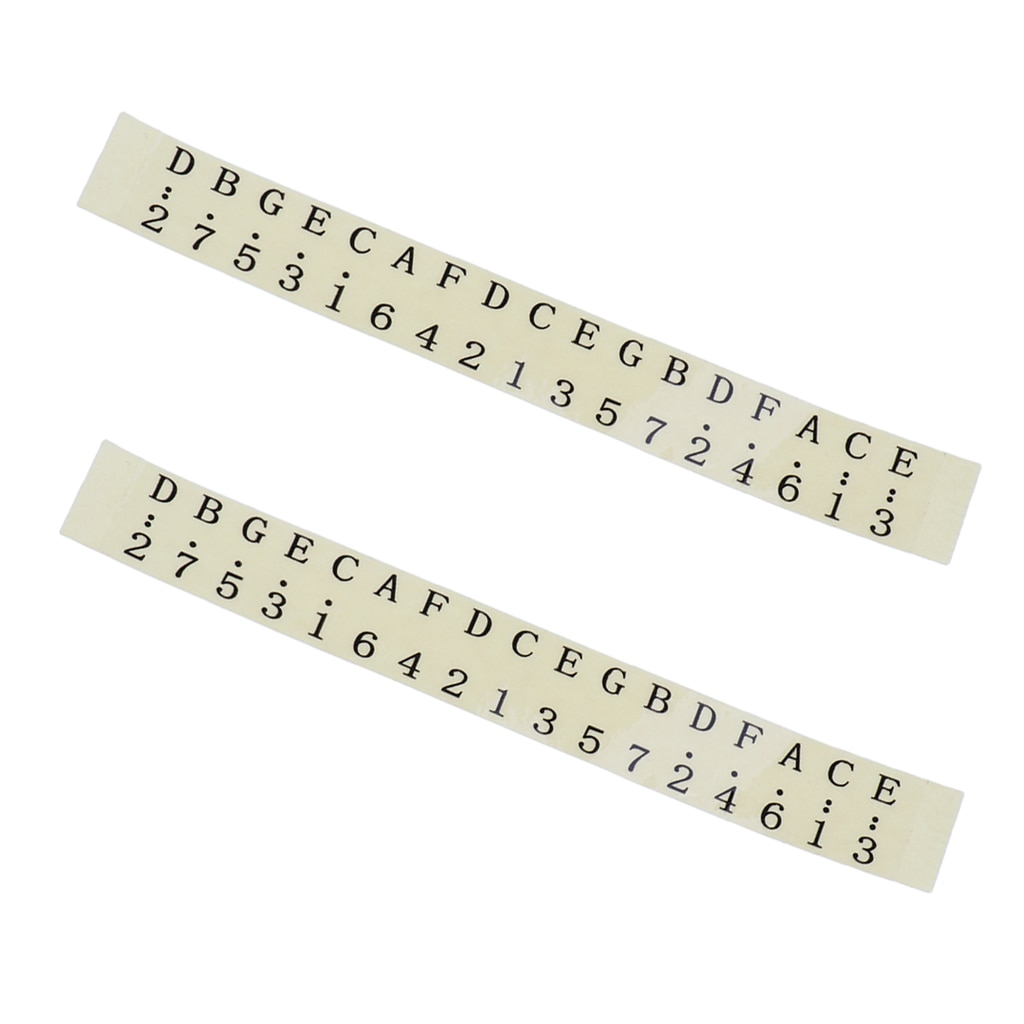 17 Key Kalimba Mbira Musical Scale Key Stickers Ka... – Grandado