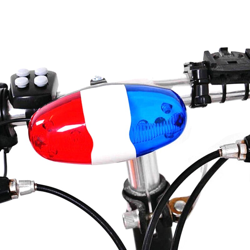 6 bike bicycle police led light + 4 loud siren sou... – Grandado