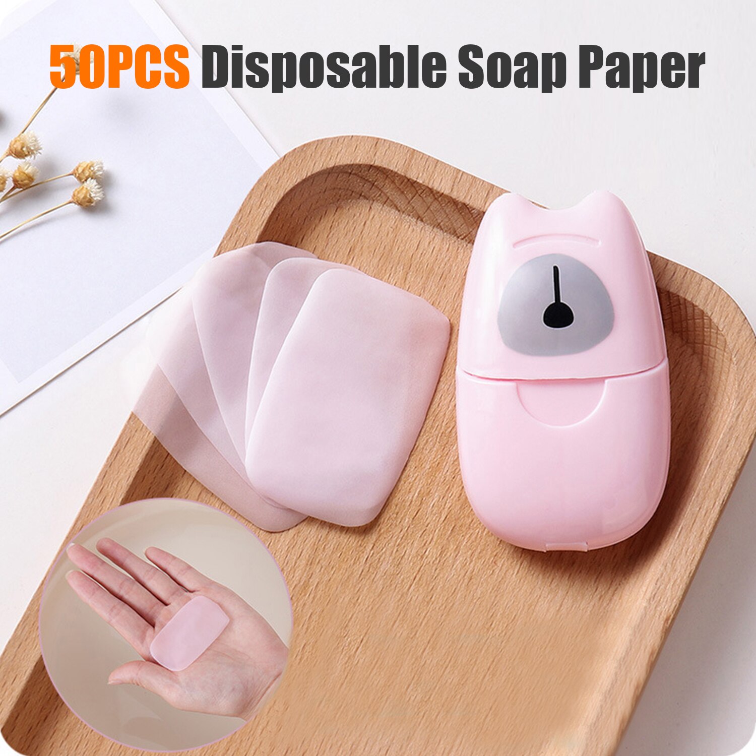 50PCS Disposable Soap Paper Washing Cleaning Hand ... – Grandado