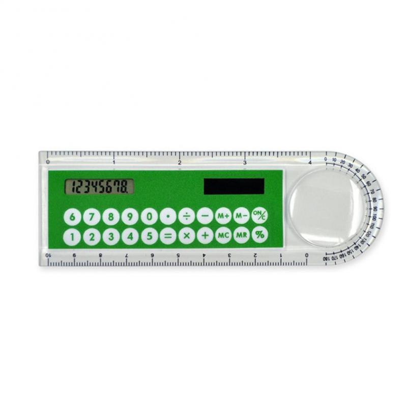 Colorful Transparent Display Calculators Ruler Sch... – Grandado