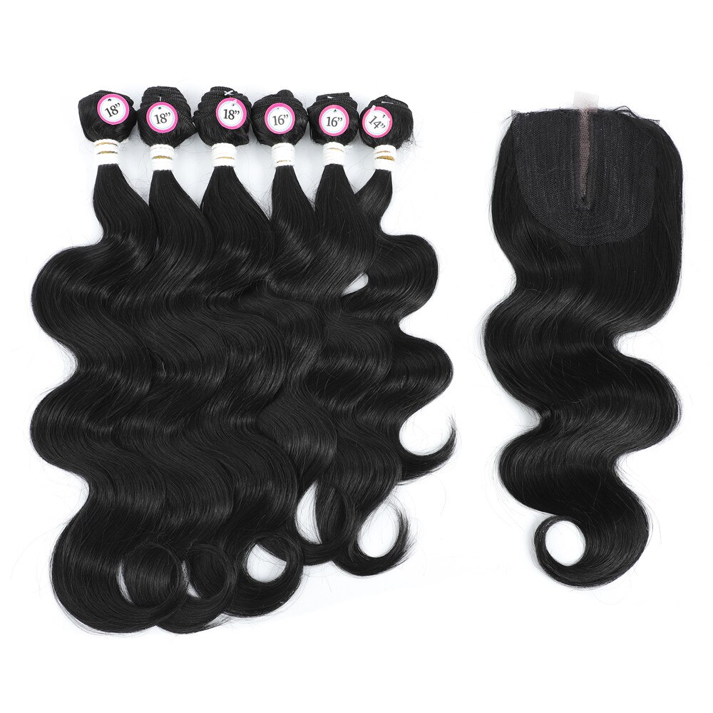 X-TRESS Body Wave Hair Bundles Synthetic Weaving W... – Vicedeal