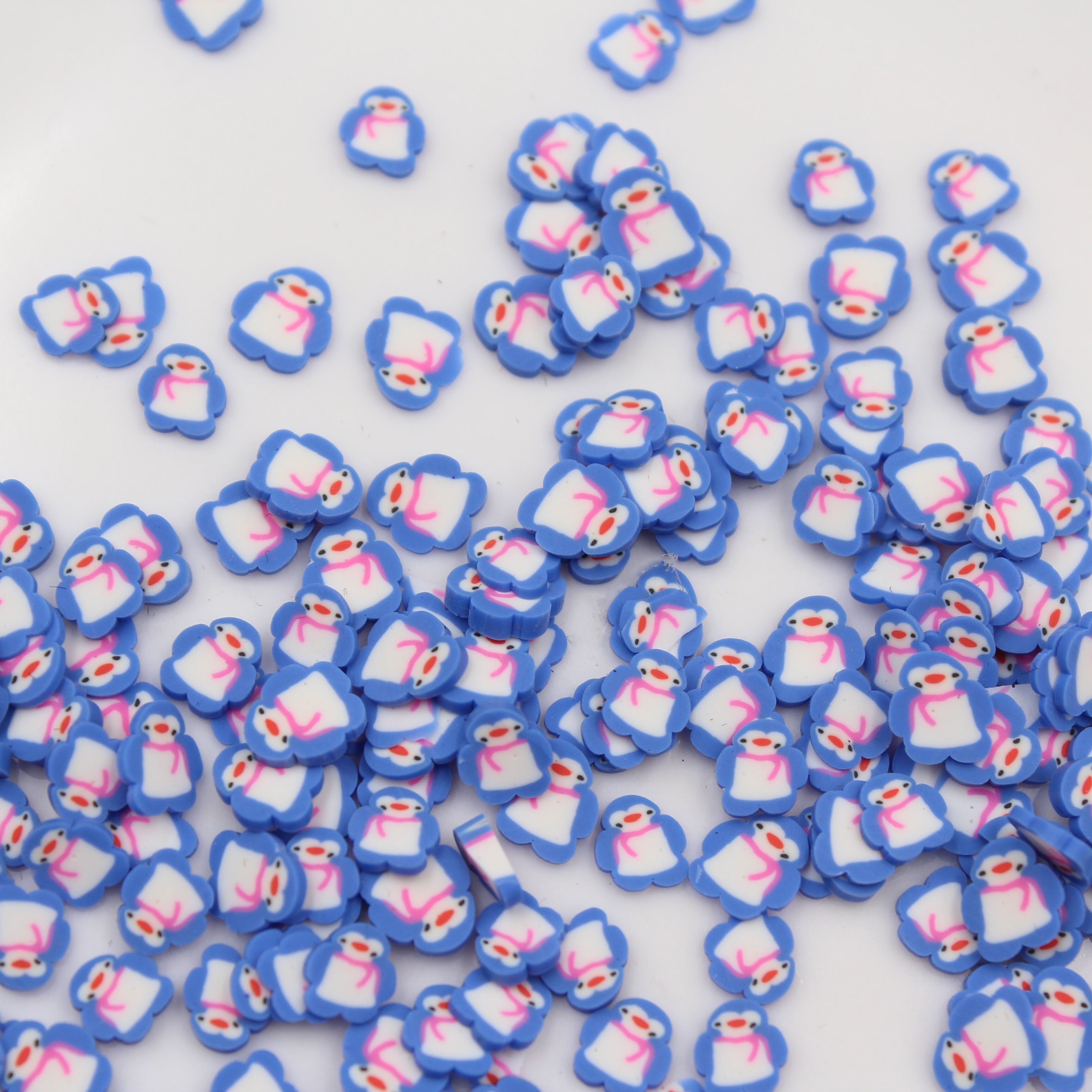 100g/Lot Polymer Clay Blue Penguin Slices Animal S... – Grandado