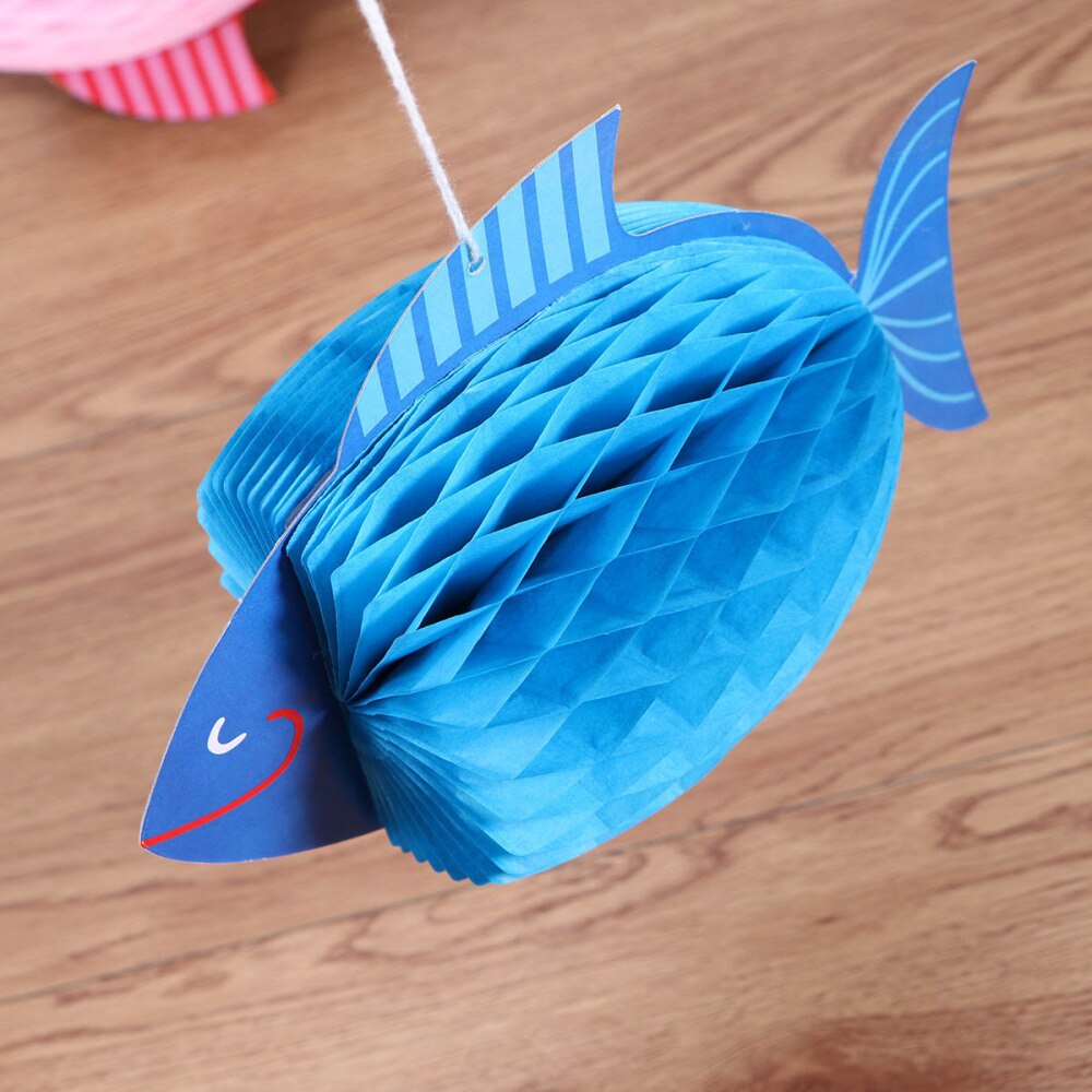 3Pcs 3D Fish Shaped Paper Honeycomb Balls Exquisit... – Vicedeal