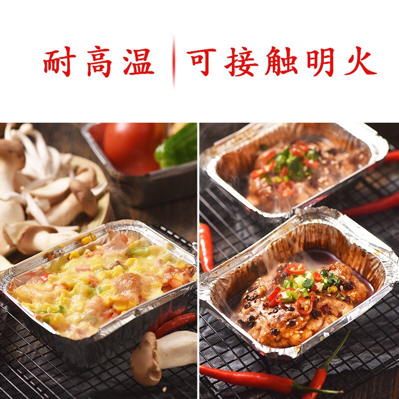 Disposable Lunch Box Aluminum Foil Tin Tray Thick ... – Grandado