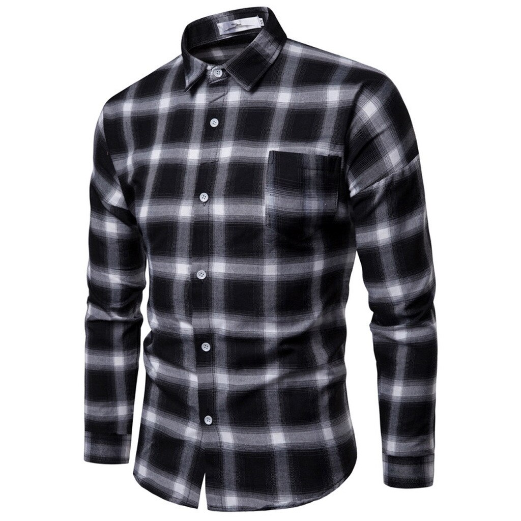 Camicie top Blouse рубашки Men Men uomo business c... – Vicedeal