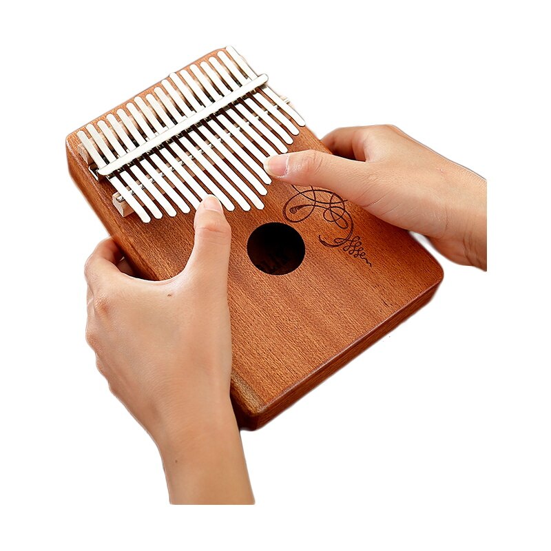 High Mahogany Main Kalimba 17-key thumb piano for ... – Grandado