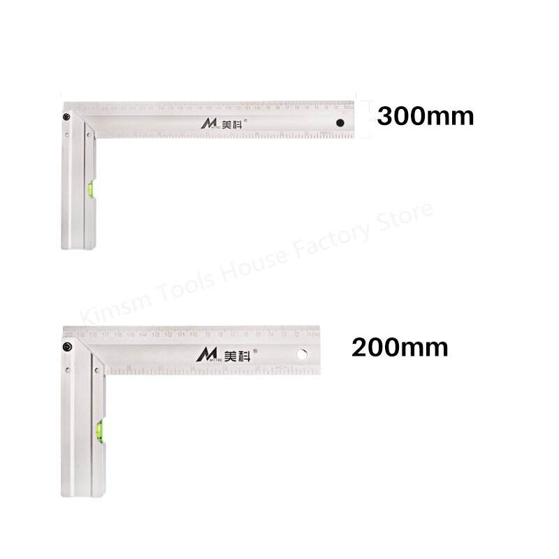 Metric/Inch Woodworking Square Ruler 90 Degree Rig... – Vicedeal