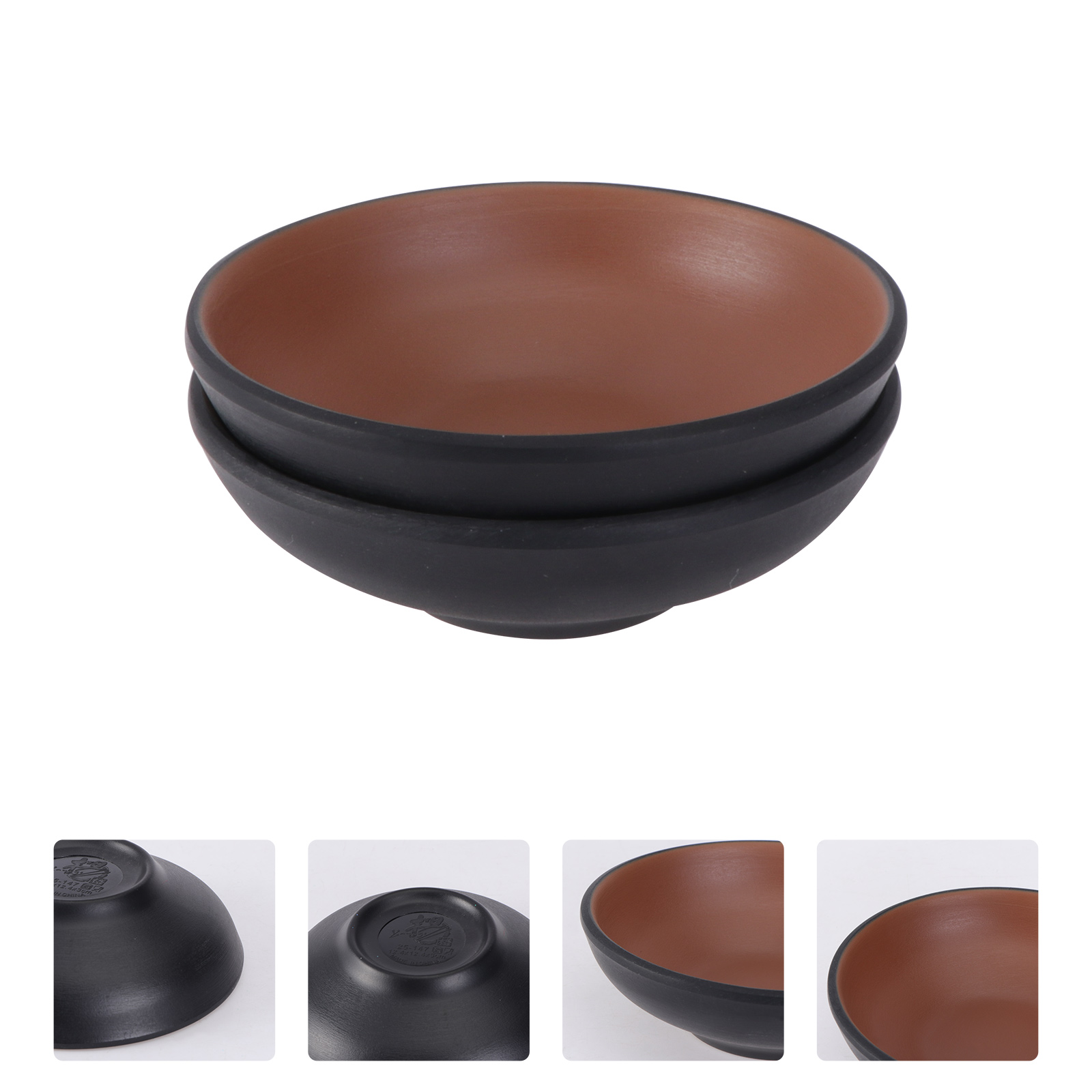 2pcs Simple Shallow Ramen Bowls Simple Japanese St... – Grandado