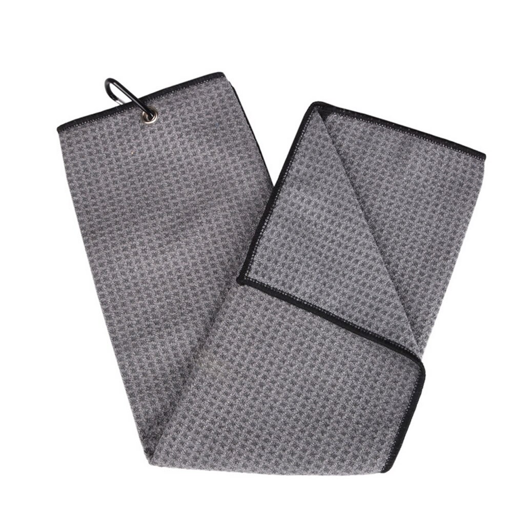 Sports Towel Golf Towel Waffl Tri-Fold Dark Grey M... – Vicedeal