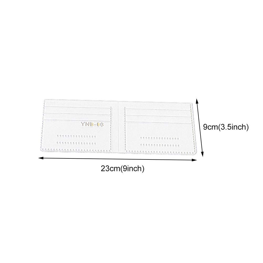 Clear Acrylic Durable Lightweight Wallet Pattern S... – Vicedeal