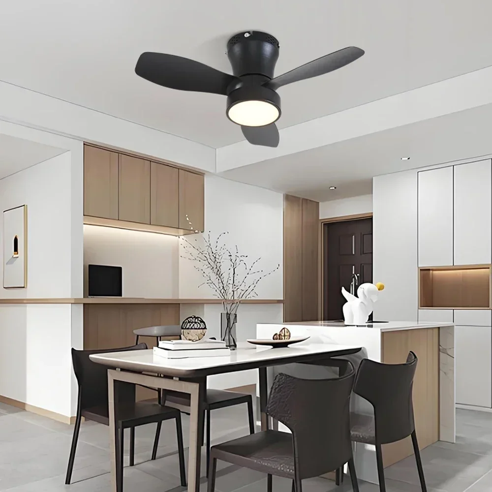 24 Inch Mini Ceiling Fan with Remote Control and L... – Vicedeal