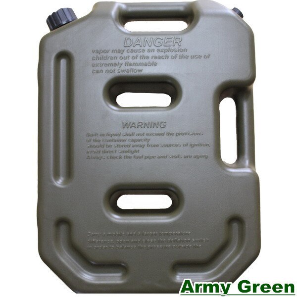Practical Green 10L Liters Gasoline Diesel Fuel Ta... – Grandado