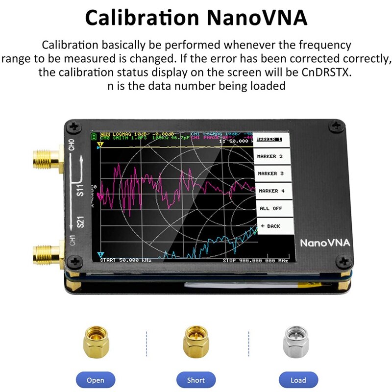 Nanovna Vector Network Analyzer 2.8 Inch Press Scr... – Grandado