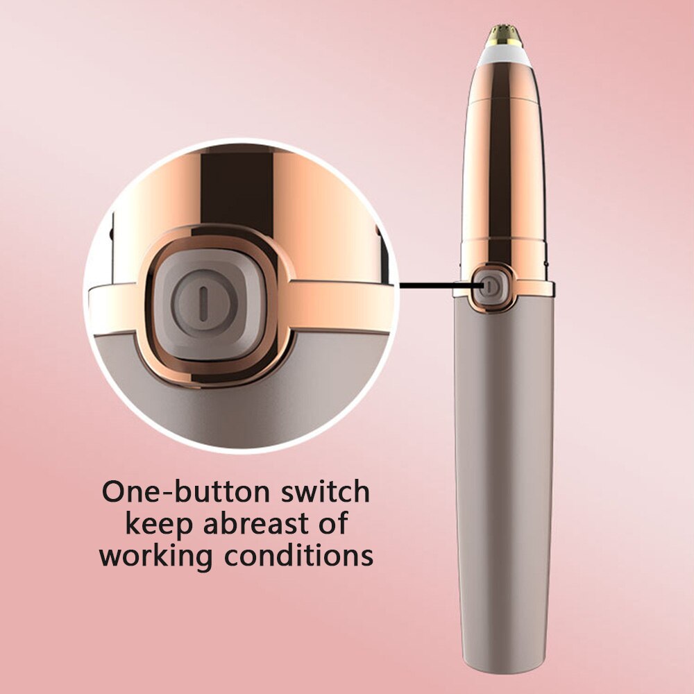 Portable Mini Eyebrow Trimmer Pen Electric Eyebrow... – Grandado
