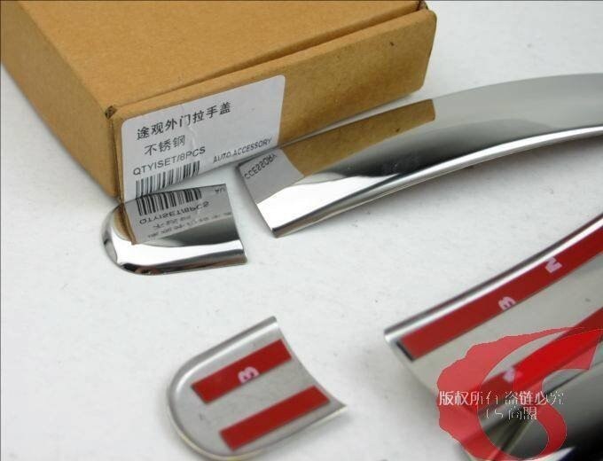 ABS Chrome DEURGREEP COVER Voor VW Tiguan (8 st) – Vicedeal ABS Chrome DEURGREEP COVER Voor VW Tiguan (8 st) – Vicedeal
