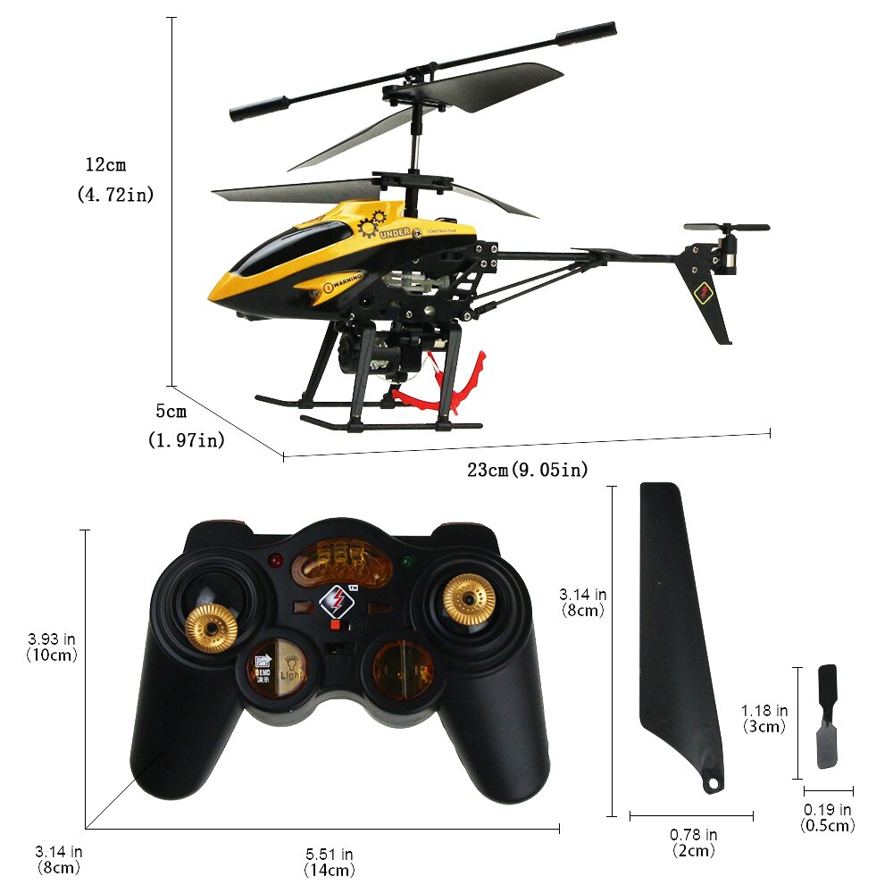 RC V388 Helicopter 3.5CH Gyro Small Remote Control... – Grandado