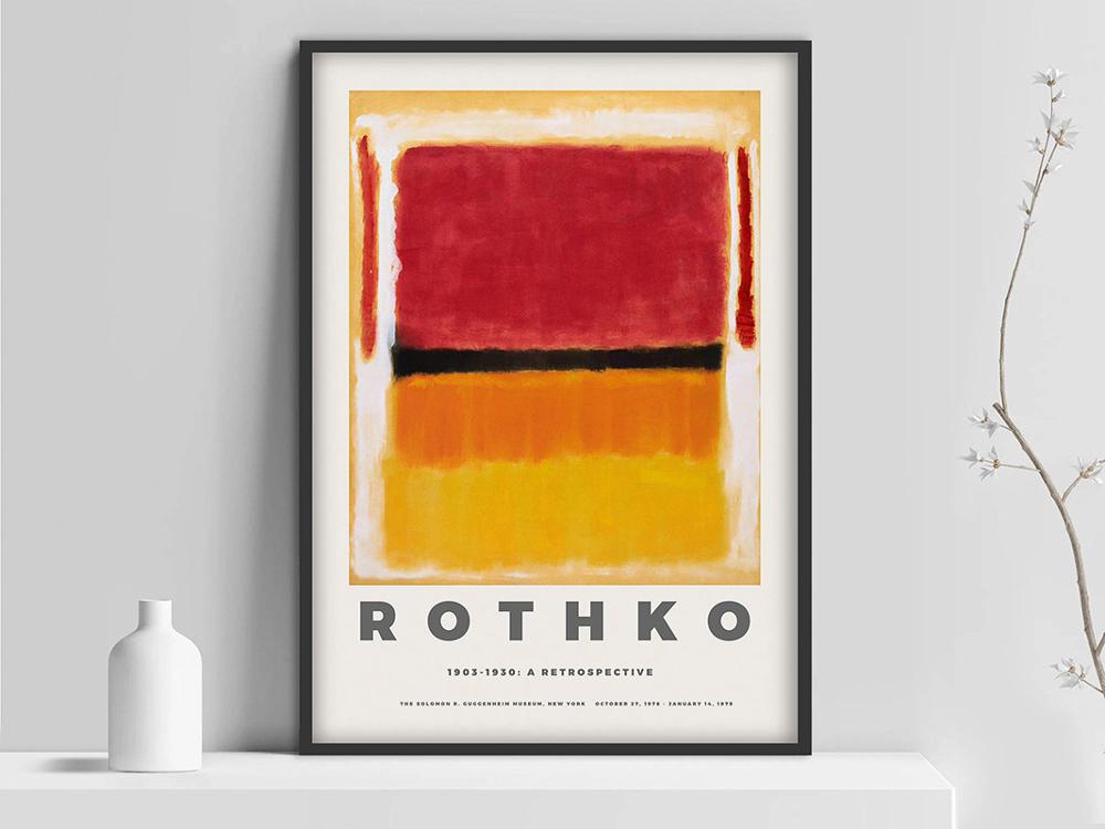 markieren Rothko Poster, Ausstellung druck für ste... – Grandado