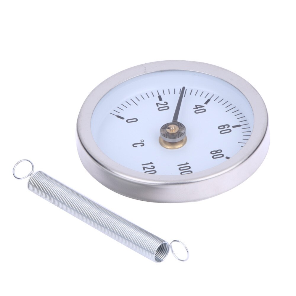 0-120 Degree 63mm Dial Thermometer Bimetal Stainle... – Grandado
