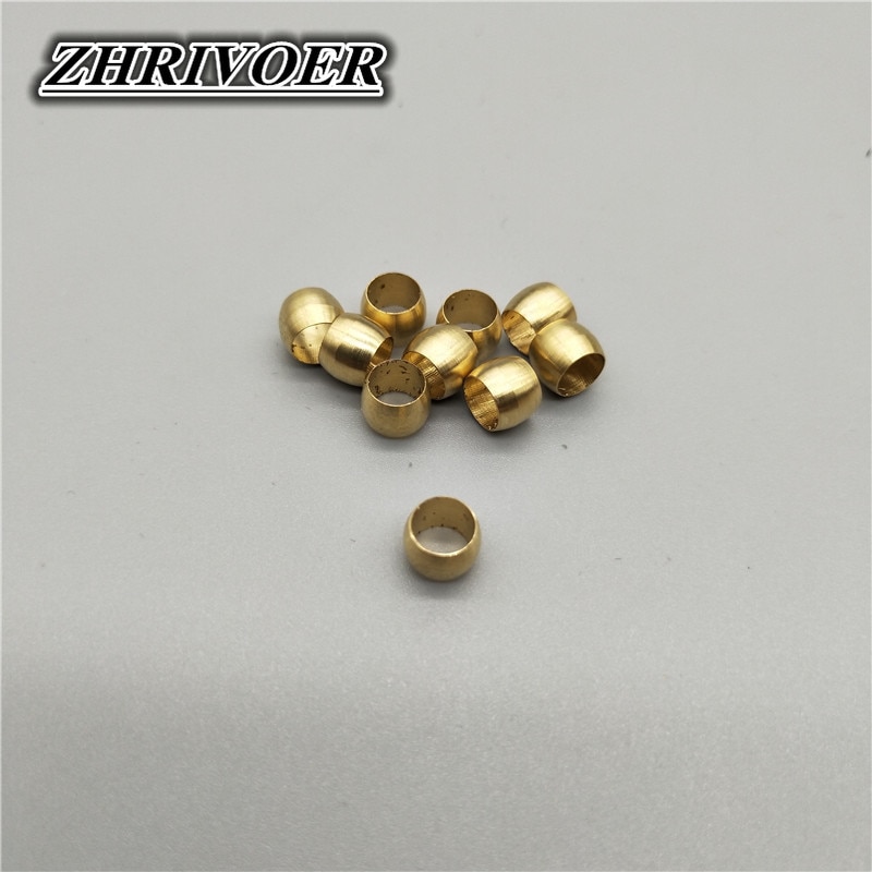 10Pcs Brass Double taper ferrule 4 6 8 10 12 14mm ... – Grandado