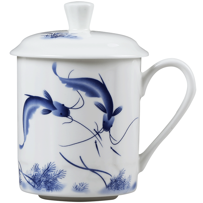 Jing Deng Zhen – tasse à thé en porcelaine, avec c... – Grandado