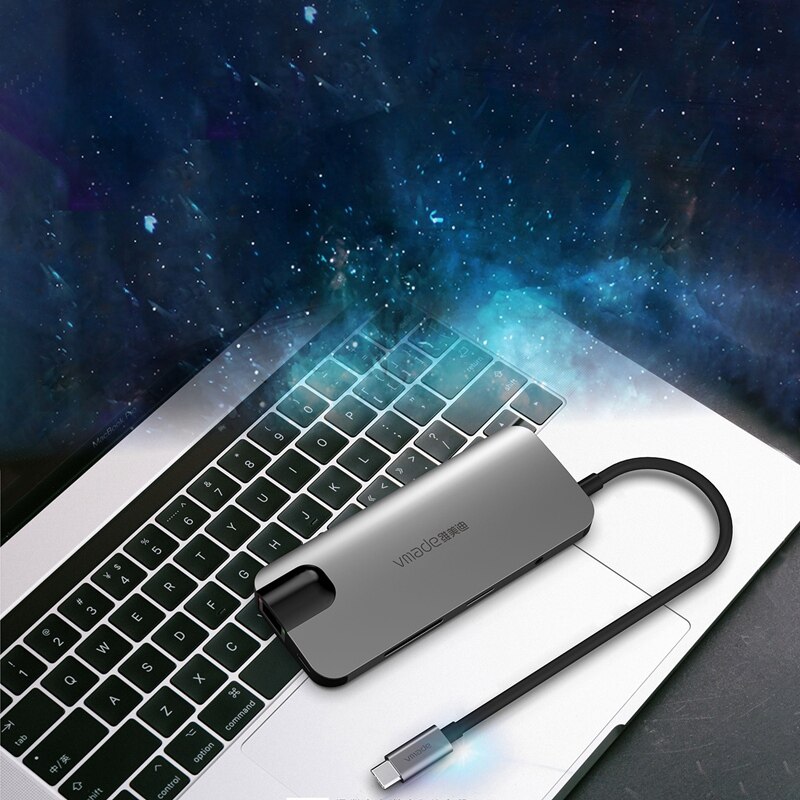 Vmade Type-C 10-In-1 Docking Station Hdmi/Vga Dual... – Grandado