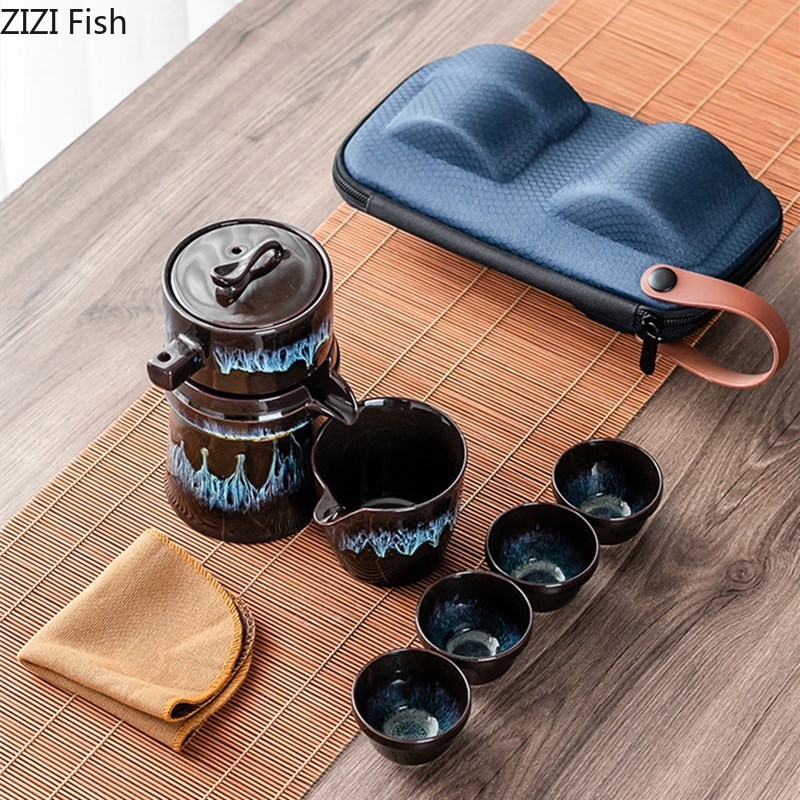 Chinese Tea Ceremony Ceramic Automatic Tea Set Por... – Grandado