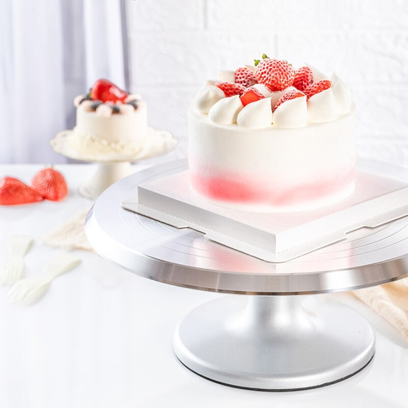Revolving Cake Stand 12 Inch Cake Turntable with 3... – Grandado